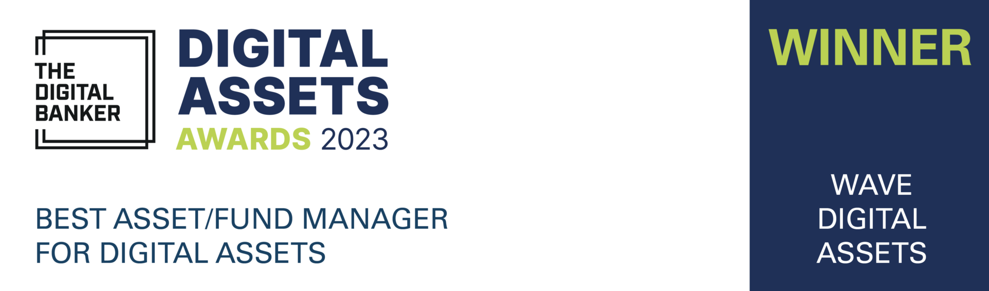 Wave Digital Assets Wins “Best Asset/Fund Manager For Digital Assets” At 2023 Digital Asset ...